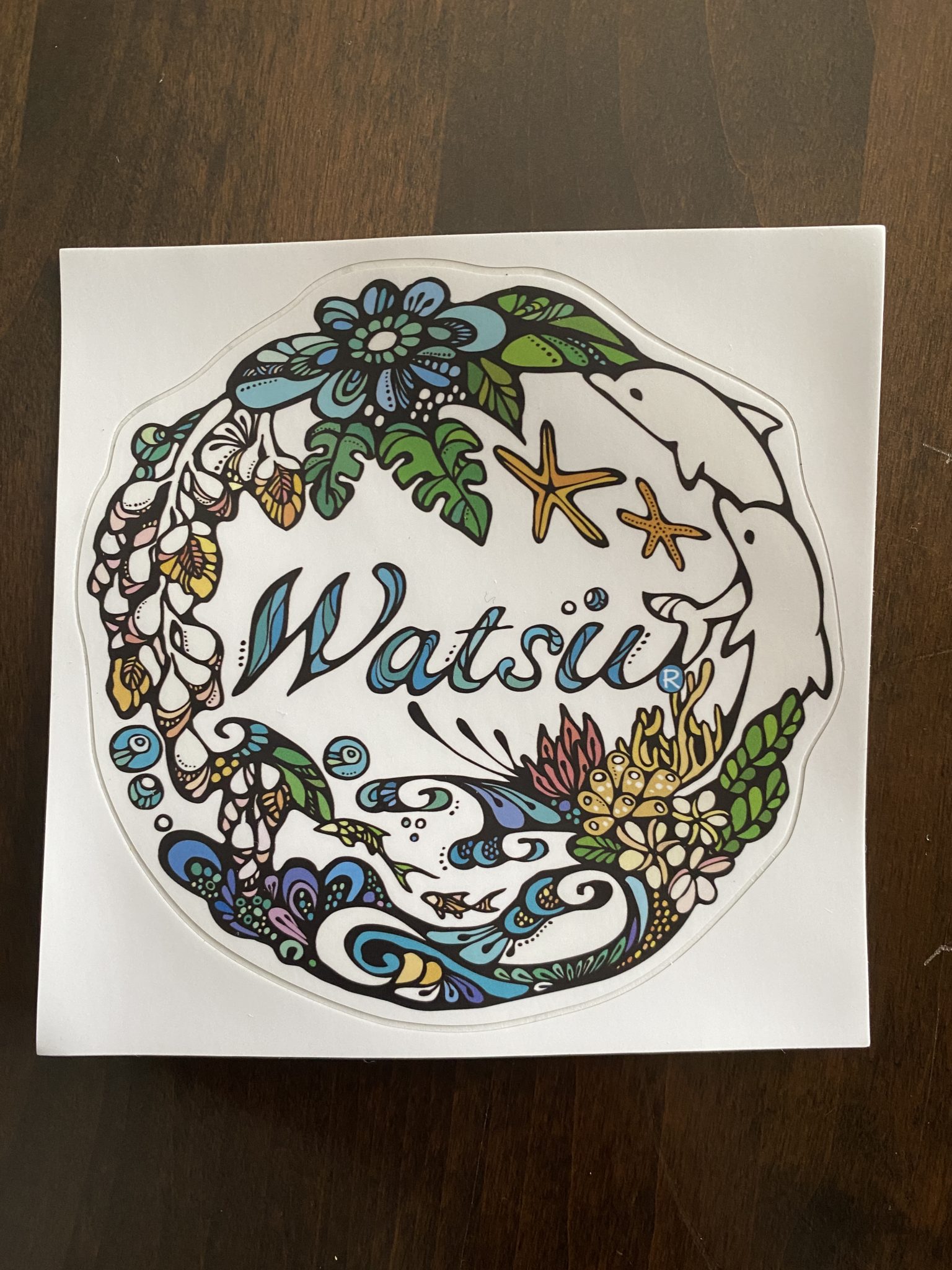 WATSU Logo Sticker – Okinawa Watsu Center